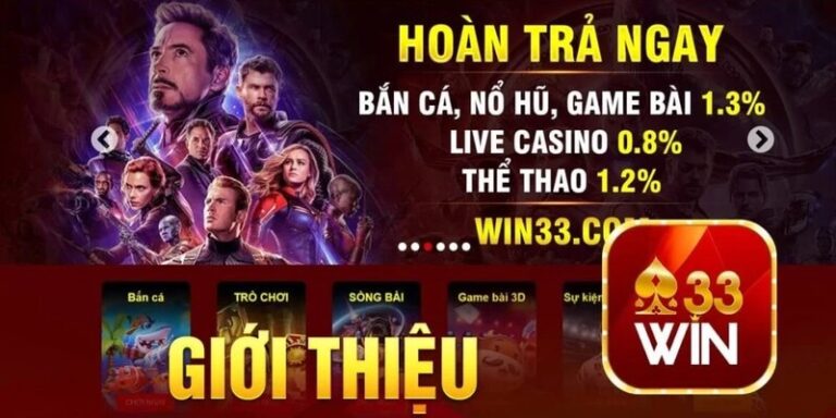 33Win Trang Chủ - Đăng Nhập - Link Không Chặn 33Winl.com